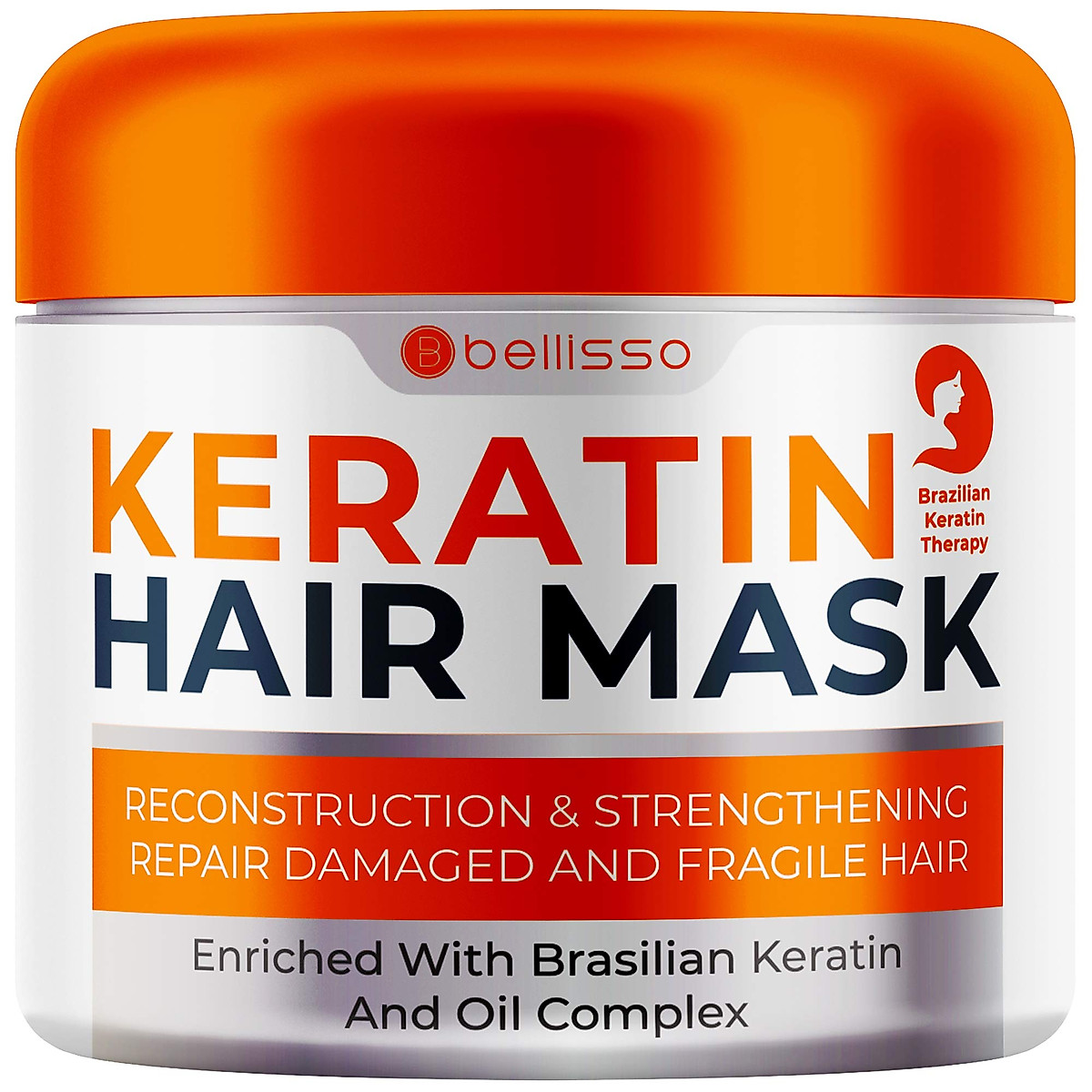 BELLISSO Keratin Shampoo and Conditioner Set and Keratin Hair Mask