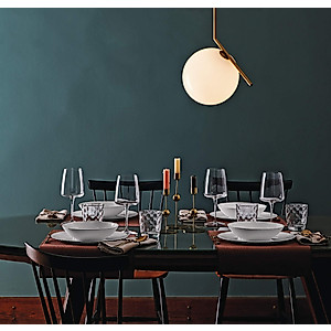 Bormioli Rocco Planeo 12.75 oz. White Wine Glasses, Clear, Set of 4