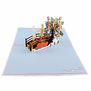 iGifts And Cards Awesome Lesbian Couple True Love 3D Pop Up Greeting Card - Wedding, Marriage, Engagement, Anniversary, Half-Fold, Pride, Lovers, Women, Brides, Wives, LGBT, Romantic, Rainbow