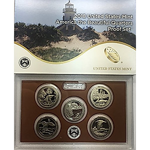 2018 S US Proof set Quarters US Proof Set National Parks Quarters Proof