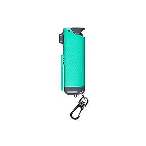 SABRE Safe Escape 3-In-1 Pepper Gel With Window Breaker Seat Belt Cutter, Maximum Strength Pepper Spray, Snap Clip Keychain for Easy Carry & Fast Access, Easy to Use Fast Flip Top Safety, 0.54 fl oz