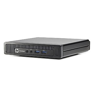 HP 600 G1 Micro Desktop Computer Ultra Small Tiny PC (Intel Core i3-4160T, 4GB Ram, 500GB HDD, WiFi, USB 3.0) Win 10 Pro (Renewed)