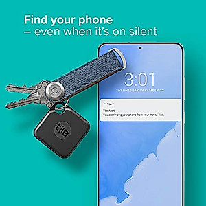 Tile Pro (2020) 1-pack - High Performance Bluetooth Tracker, Keys Finder and Item Locator for Keys, Bags, and More; 400 ft Range, Water Resistance and 1 Year Replaceable Battery