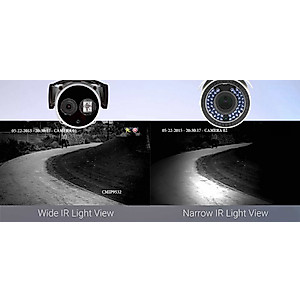 HDView License Plate Camera, 4-in-1 (TVI/CVI/AHD/960H) Bullet Camera, 2.4MP Full HD 1080P Security Camera with IR Night Vision, Long Range 5-50mm Lens Surveillance Camera, WDR, HLC