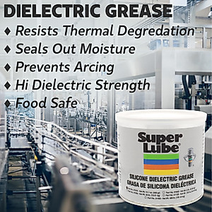 Super Lube 98003 Silicone Heat Sink, 3 oz Tube, White