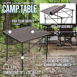 ALPS Mountaineering Camp Table, One Size, Clay - New