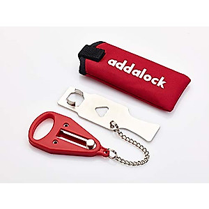Addalock the Original Portable Door Lock by Rishon Enterprises Inc. (1 Piece), for Home Security, Apartment Security Lock, Travel Door Lock, AirBNB Lock and Dorm Room Essentials
