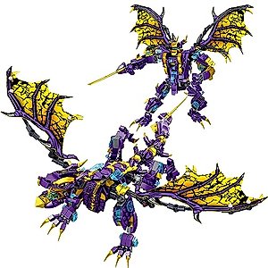 HEGOAI 2-in-1 Japanese Dragon Building Set, Animals Toy Set for Boys 8-14 Years Old, Ideal Gift for Thanksgiving, Halloween, Christmas, Birthday, 475 Pieces (Compatible with Lego Sets)…