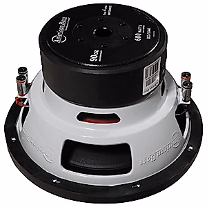 American Bass Usa XO 1044 600 Watt Max Dual 4Ohm 10 Inch Subwoofer, Black