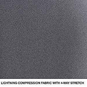 CHAMPRO Polyester/Spandex Compression Short, Adult Small, Black