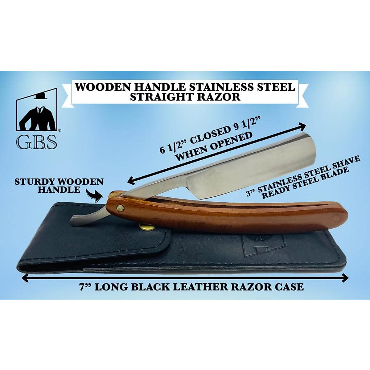 G.B.S Complete Men’s Wood Shaving Set