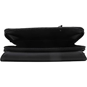 MUNDI Women's Faux Leather MY BIG FAT WALLET Flap RFID Clutch Ladies ib103x (Black)