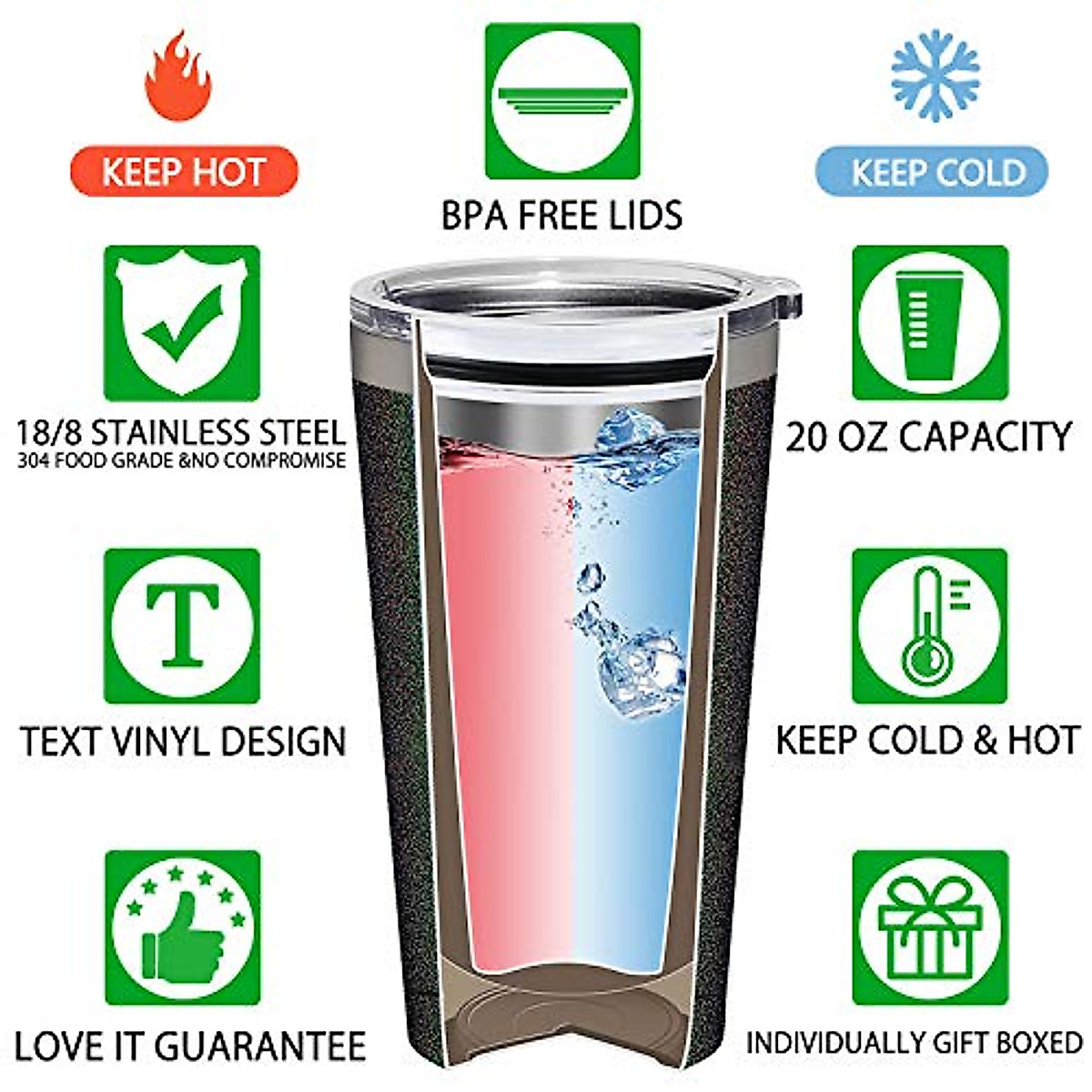 BIRGILT Best Friend Gift for Women - Funny Friendship Birthday Gifts for Friends Female, Bestie, BFF - Sister Gifts from Sister - 20oz Vacuum Insulated Wine Tumbler with Keychain