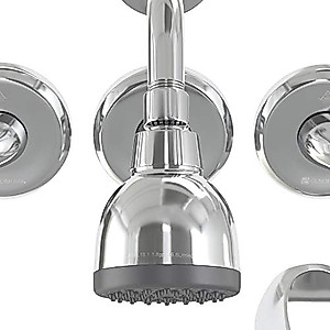 Glacier Bay Aragon 3-Handle 1-Spray Tub and Shower Faucet in Chrome (Valve Included)