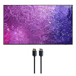 Samsung QN55QN90CAFXZA 55 Inch Neo QLED Smart TV with 4K Upscaling with a 5S-4KHD2-2.5M V-Series 2.5m Premium 4K HDR HDMI Braided Cable (2023)