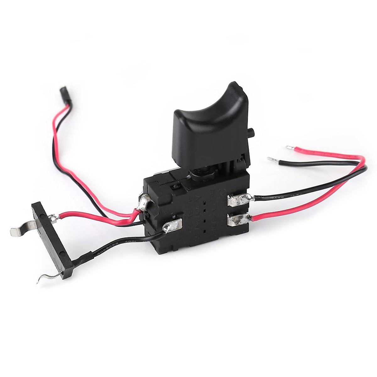 Drill Trigger Switch, Akozon Cordless Drill Speed Control Trigger Switch 7.2 V - 24 V Lithium Battery Cordless Drill Speed Control Trigger Switch with Small Light