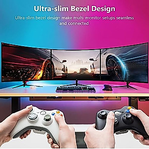 Z-Edge 24-inch Curved Gaming Monitor 180Hz Refresh Rate, 1ms MPRT, FHD 1080 Gaming Monitor, R1650 Curved, UG24 AMD Freesync Premium Display