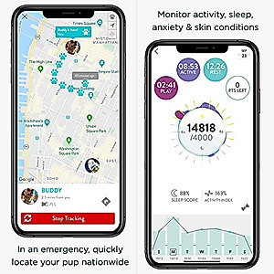Seresto 8-Month Flea & Tick Prevention Collar for Small Dogs Up to 18 lbs Plus FitBark GPS Dog Tracker | Buy Together and Get Free 1-Year GPS Subscription ($255.33 Value)