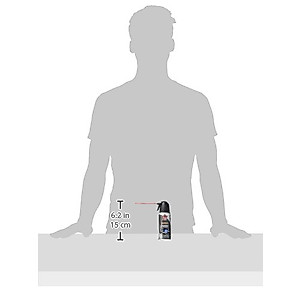 Falcon Dust, Off Compressed Gas (152a) Disposable Cleaning Duster, 1, Count, 3.5 oz Can (DPSJB),Black