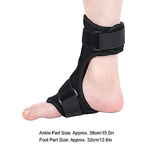 Zyyini Fasciitis Night Splint, Drop Foot Support Brace Orthotic Plantar Fasciitis Night Splint Breathable Brace For Patients With Foot Drop Strained Or Sprained Instep During Night Sleep