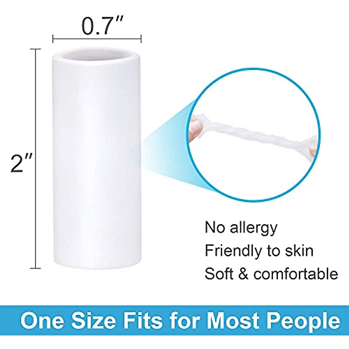 Sumifun Finger Sleeves, 8PCS Gel Thumb Finger Tubes for Arthritis, Trigger Finger Pain, Silicone Fingers Protector for Golf, Basketball, Golf, Rugby, Cracked Finger