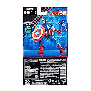 Marvel Legends Series: Ultimate Captain America Ultimates,Classic Comic Collectible 6 Inch Action Figure