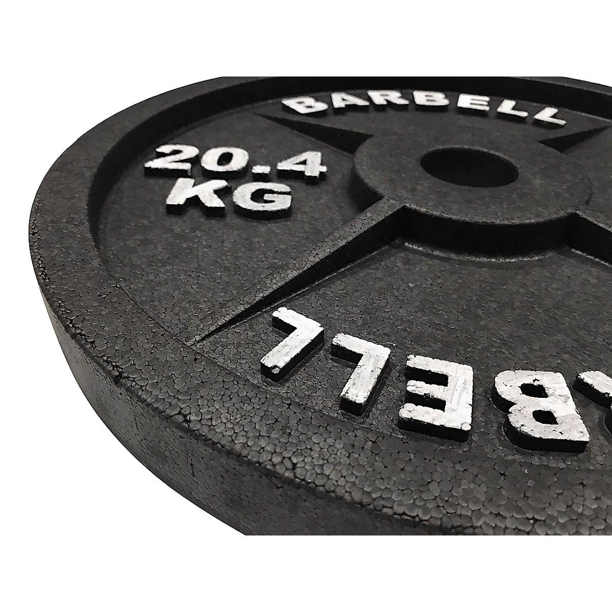 Fake Weights - Fake Not 45lb Weight Plates Styrofoam Olympic Style 45 lb 3 Barbell Pairs (6 plates) - Props for photobooth, props for movies, props for photoshoot, props for 360 photo booth