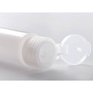 OTO Travel Size Squeeze Bottle Set, 50ml (1.7 oz) Pack of 6 with Labels