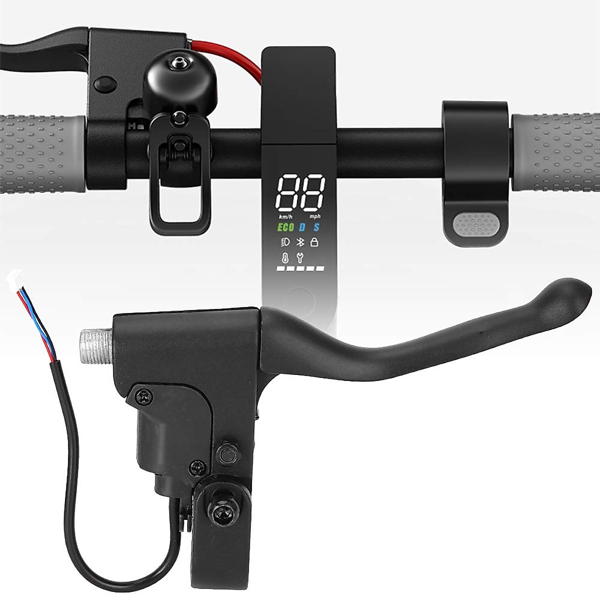 Scooter Handle Brake Lever, Universal Aluminium Alloy Electric Scooter Brake Lever Spare Parts Handlebar Lever Parts Brake Assembly Lever Replacement for Ninebot MAX G30 Scooter