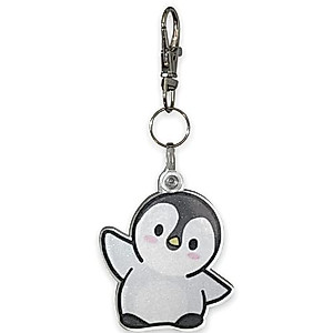 The Acrylic Place Baby Penguin Keychain - Charm for Purse Diaper Bag Tote Bag Kids Backpack Keychain (Backpack Size)
