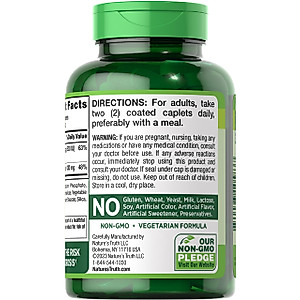 Calcium Citrate with Vitamin D3 | 100 Caplets | Non-GMO, Gluten Free Supplement | by Nature's Truth