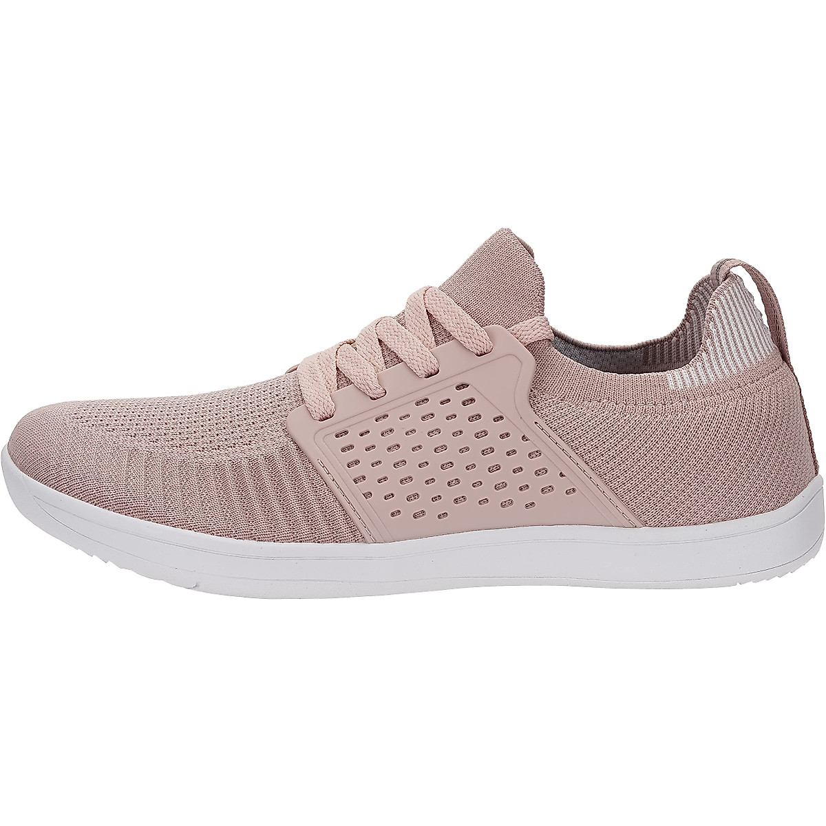 WHITIN Womens Extra Wide Fit Minimalist Trail Running Shoes Size 10 Pink Athletic Trekking Non Slip Treadmill Workout Fitness Trainer Lifting Sneakers 41