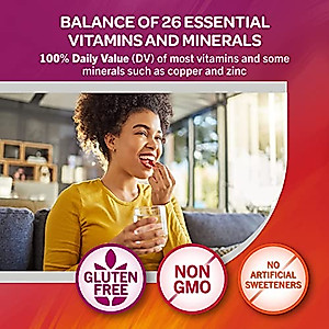 Geritol, Multivitamin Supplement, Contains B-Vitamins, Antioxidants, Vitamins C, E & D and Iron, 26 Essential Vitamins and Minerals, Gluten-Free, Non-GMO, No Artificial Sweeteners, 40 Tablets