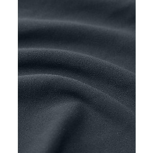 CRZ YOGA Butterluxe Womens V Neck Longline Sports Bra - Padded Workout Crop Tank Top with Built in Bra True Navy Medium