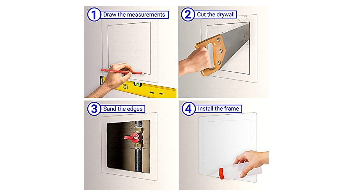 Drywall Access Panel 12x12 Inch – Durable Wall Hole Cover