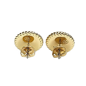 Tory Burch Rope Logo Resin Earring 139831