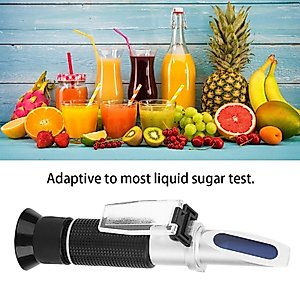 T osuny 0-20 percent Refractometer for Maple Syrup and other Sugary Drink,Refractometer Sugar Test Meter with Automatic Temperature Compensation Function,Easy to use