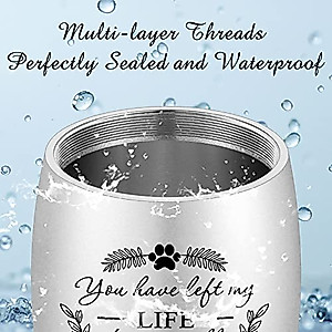 Small Urns for Dog Ashes 3 Inches Mini Pet Urn Aluminum Mini Keepsake Urn for Ashes Small Cremation Urn Ashes Holder for Dog Cat Ashes