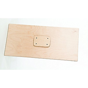 Fun Builder Table-Compatible with DUPLO® Brand Blocks-Built in Storage 32" x 16" Built in Block Storage-Made in USA-Premium Fully Assembled Wood Frame with Wood Legs-Ages 5 and Younger