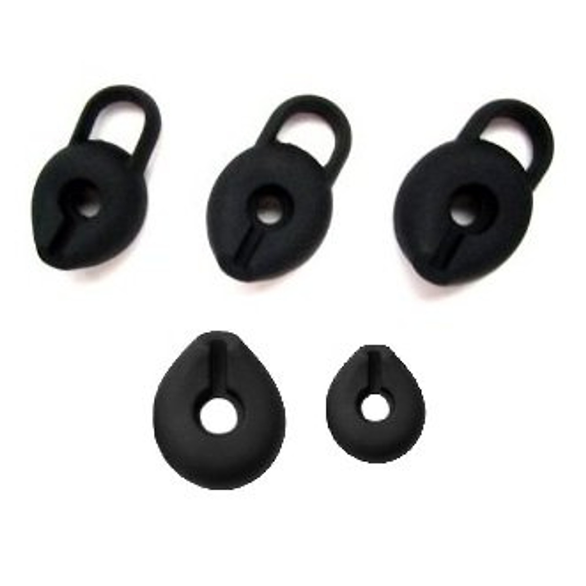 5 Pc SET OEM Ear Gels Buds Tips Cushions for Blueant Smart Q2 Q1 T-1 Endure Wireless Bluetooth Headset Blue Ant Q-2 Q-1
