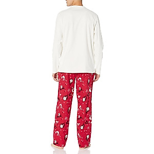 Amazon Essentials Disney | Marvel | Star Wars Men's Flannel Pajama Sleep Sets, Nightmare Valentine - Mens, Medium