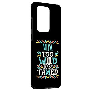 Galaxy S20 Ultra MIYA Name Cute Retro Girls Wildflower MIYA Name Case