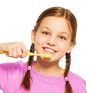 BBTO 20 Pieces Tooth Patterned Hair Ties Dental Hair Accessories Elastic Ribbon Ponytail Holders No Crease Hair Bands for Women Girls, Dental Hygienist Gift