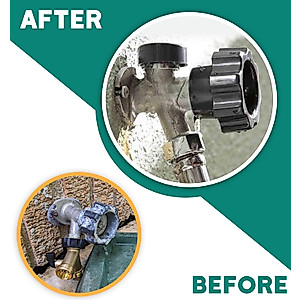 Camoo 630-7965 Wall Hydrant Handle & Screw Repair Kit for Prier/Mansfield Style Frost Proof Wall Hydrants 500 400 300 Series, Wheel Shaped Outdoor Faucet Handle