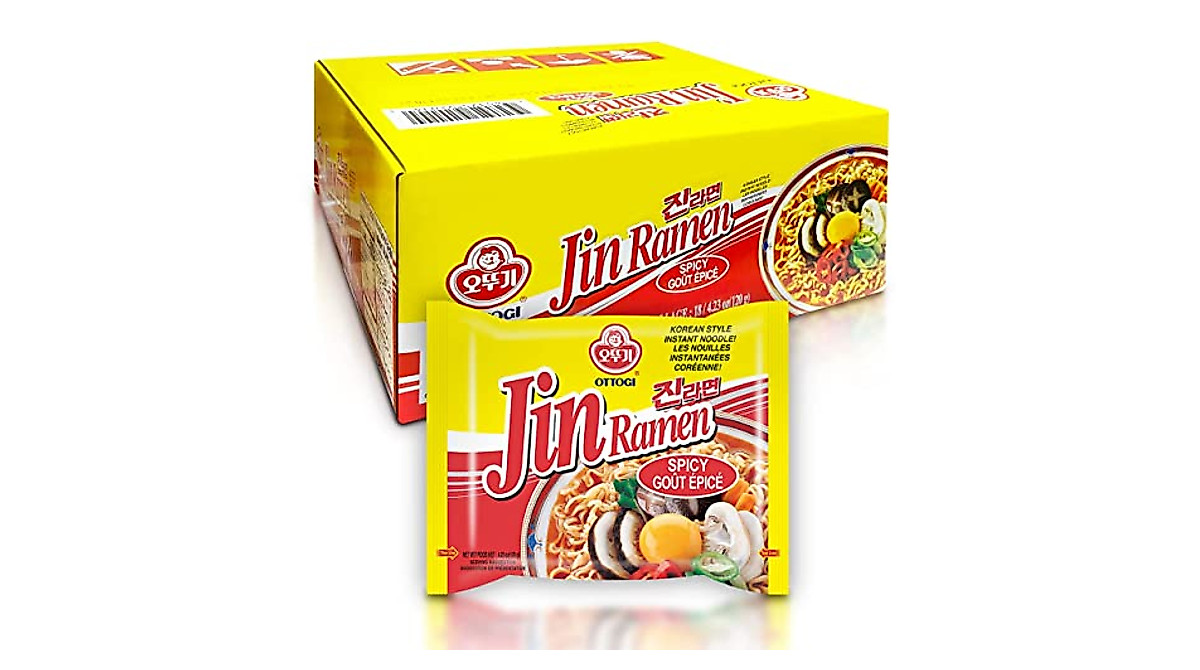 Spicy Jin Ramen by Ottogi - 18 Pack Instant Noodles