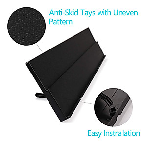 KAILE 106 Rummy Tiles Game, Rummy Cube Sets Travel Game Outlasting Color with Aluminum Case & 4 Anti-Skid Durable Trays,2-4 palyers