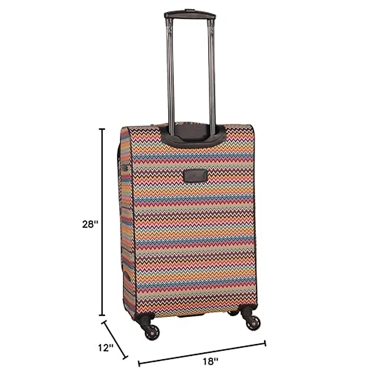 American Flyer Gold Coast 5-Piece Spinner Luggage Set, Pink, One Size