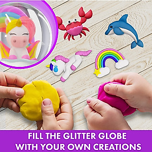 Paint Your Own Unicorn Craft Kit Ceramic Unicorn Snow Globe with Painting Art Crafts Unicorn Gift for Girls Tweens DIY Paint Potion Making Activity Kit for Kids Decorate Room Ages 6+
