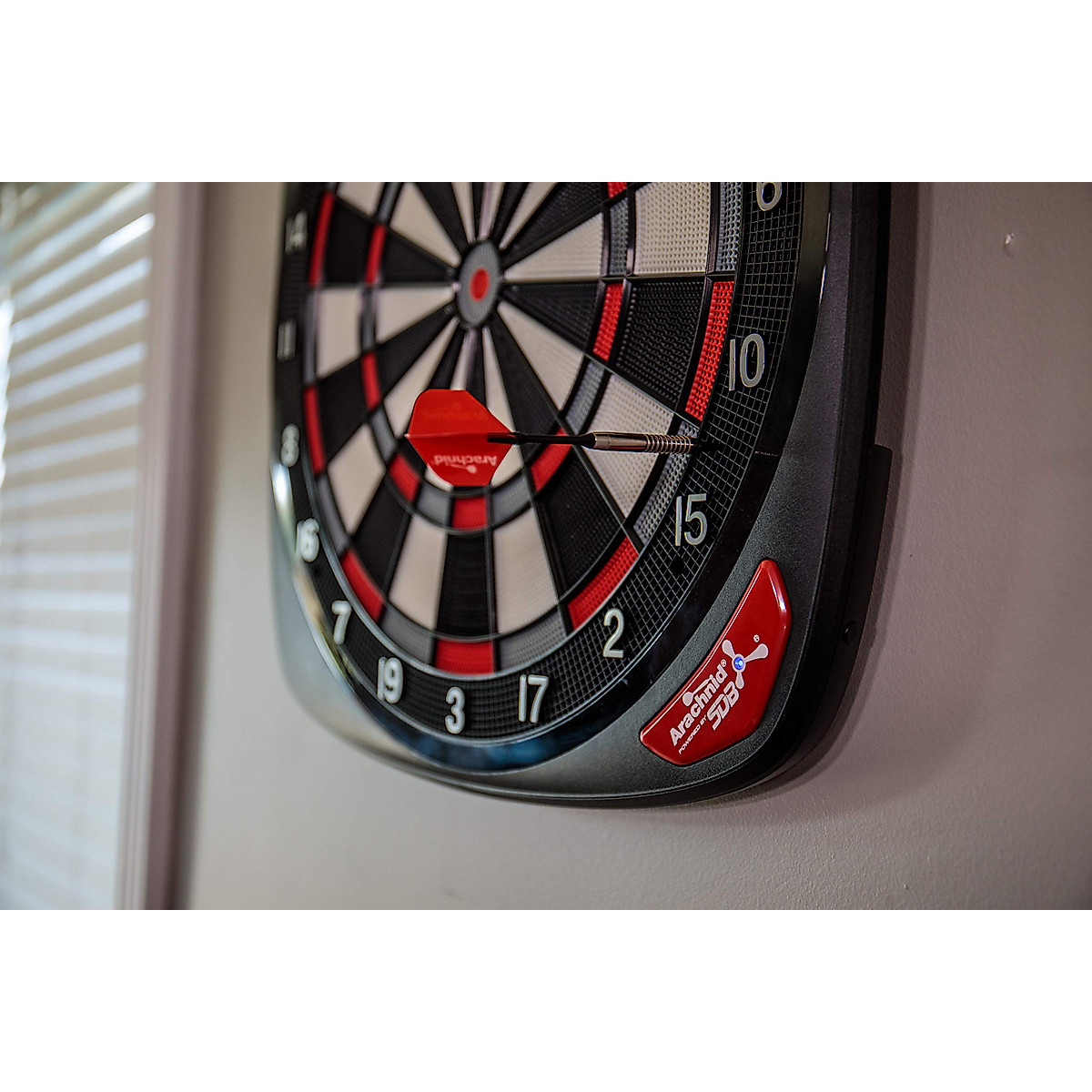 Arachnid SDB4000 Electronic Soft Tip Smart Dartboard with Online Game Play, Black (SDBC4000ARA)