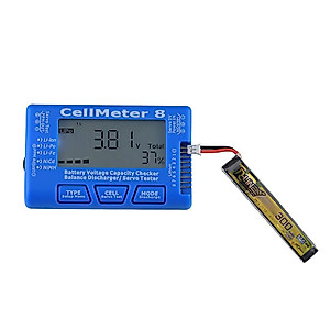 SoloGood TATTU 5pcs 300mAh 1S Battery 3.8V 75C FPV Lipo Battery with PH2.0 Plug Connector for FPV Tiny Whoop 1S Brushless Whoop Drone